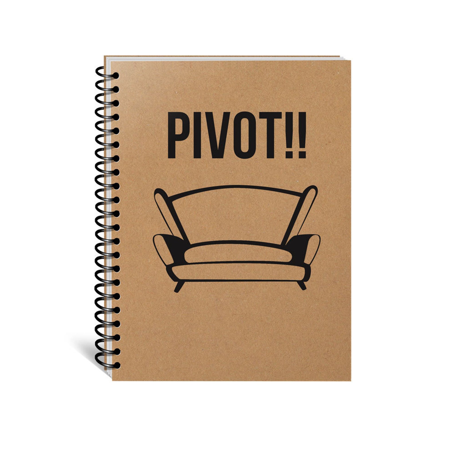 Pivot Notebook, Friends TV Show, Ross Geller, Journal, Diary, Gift ...
