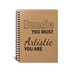 Artist Notebook, Doodle Journal, Artist Gift, Artistic Diary, Doodle ...
