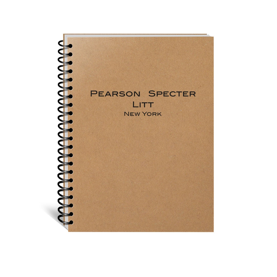 Suits TV Show Notebook, Harvey Specter, Jessica Pearson, Louis Litt ...