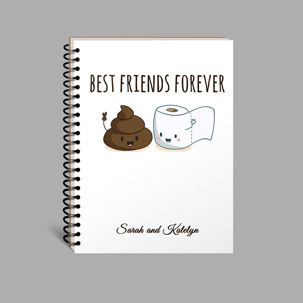 Best Friends Forever Customized Journal Bestfriend Notebook | Etsy