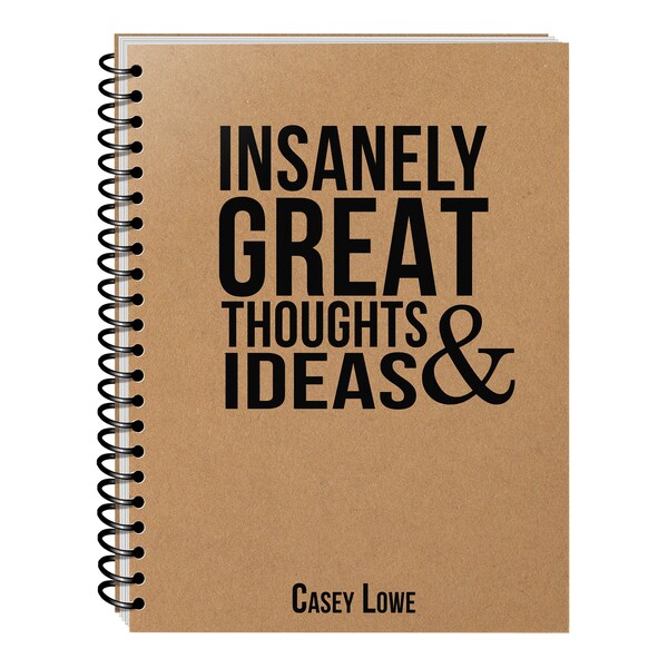Thoughts Notebook - Etsy