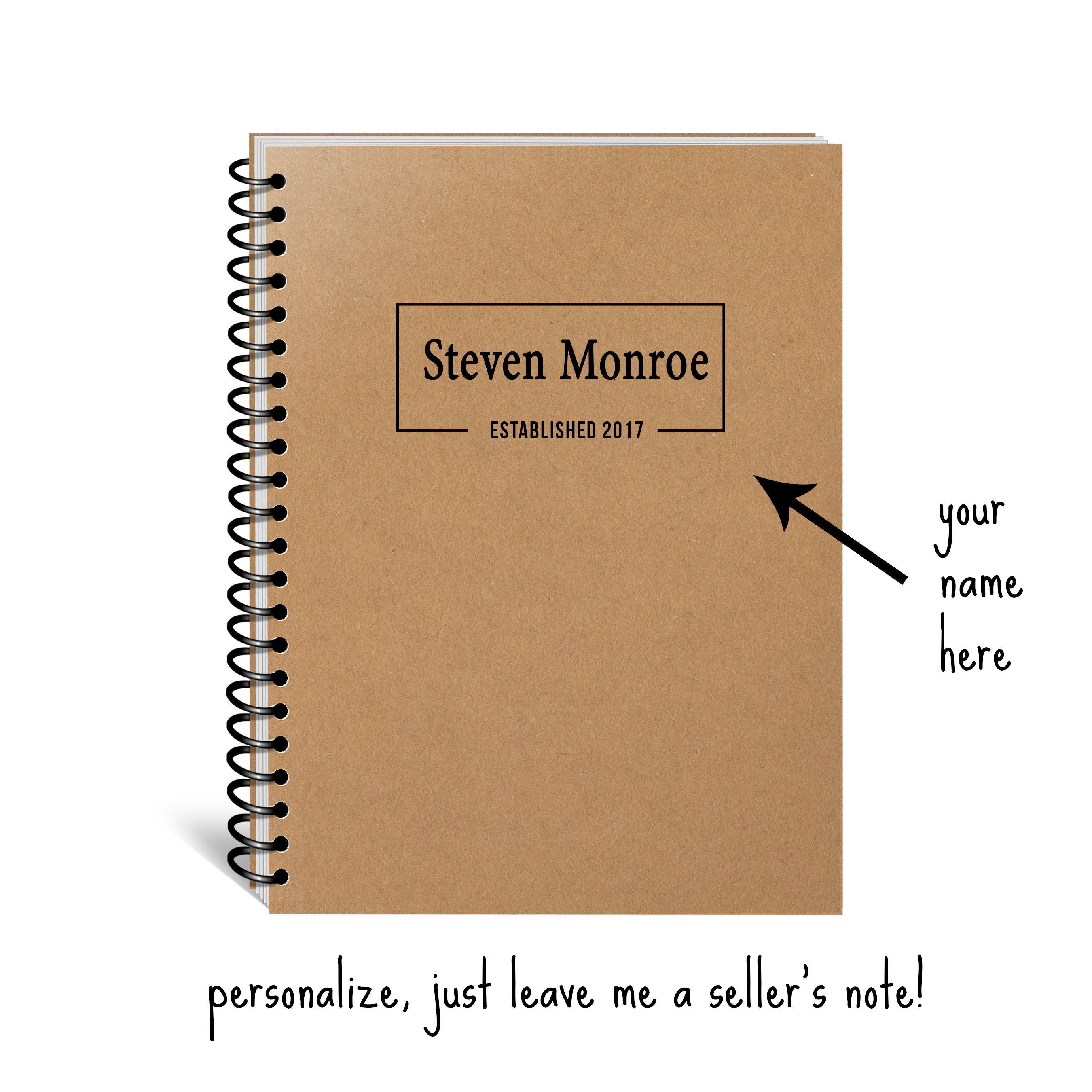 Personalized Custom Notebook Father Dad Papa Father's - Etsy