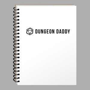 Dungeon Daddy Dungeons and Dragons Dungeon Master Notebook - Dnd Scribe ...