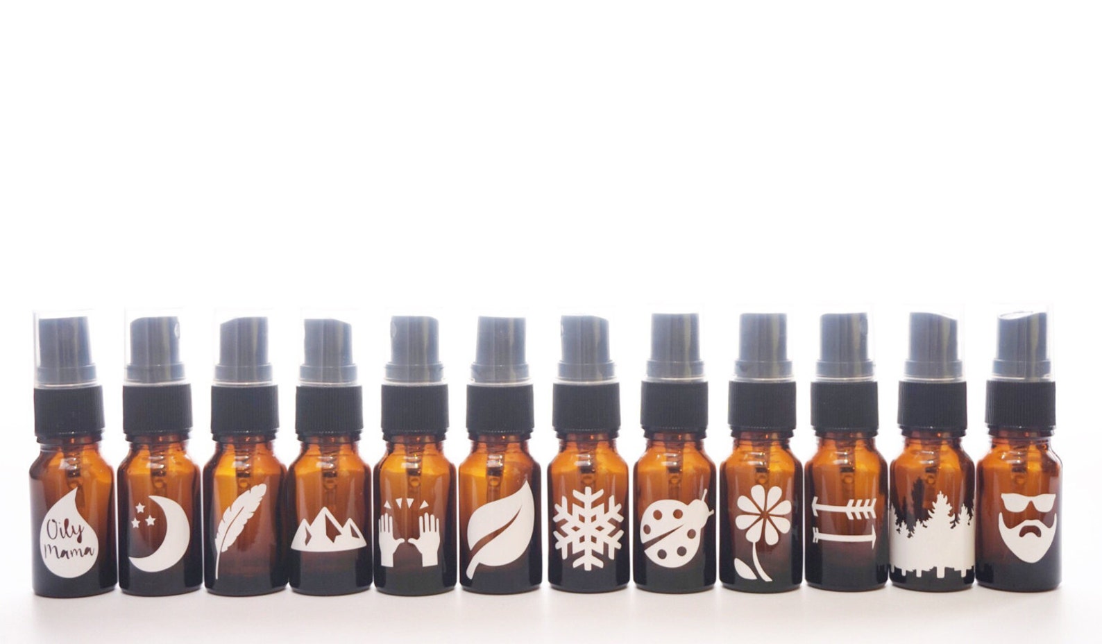 Essential Oil Spritzer Bottles & Labels for 10ml Bottles - Etsy