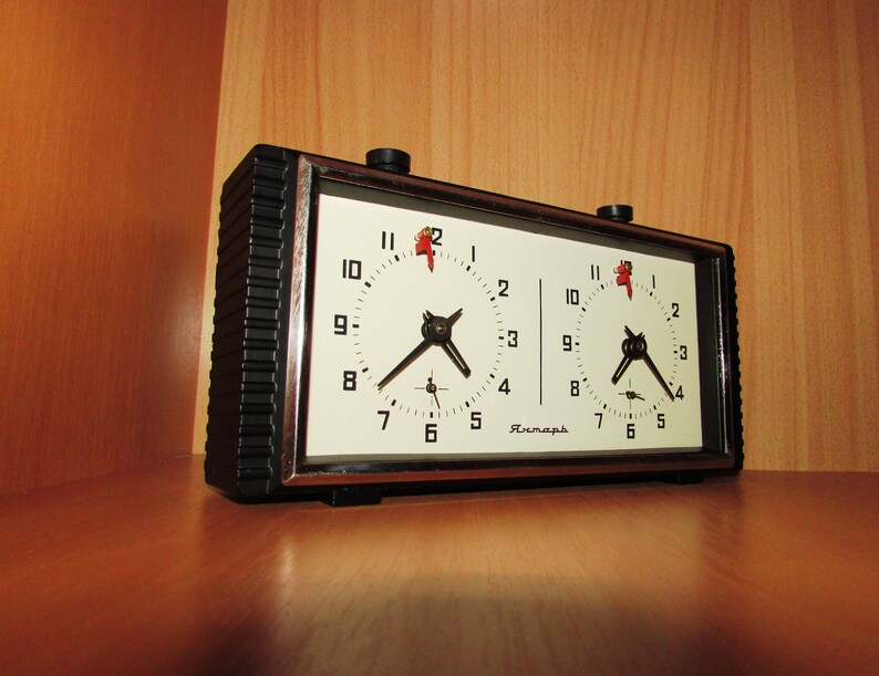Vintage Soviet Chess Clock Tournament Timer Black Clock | Etsy