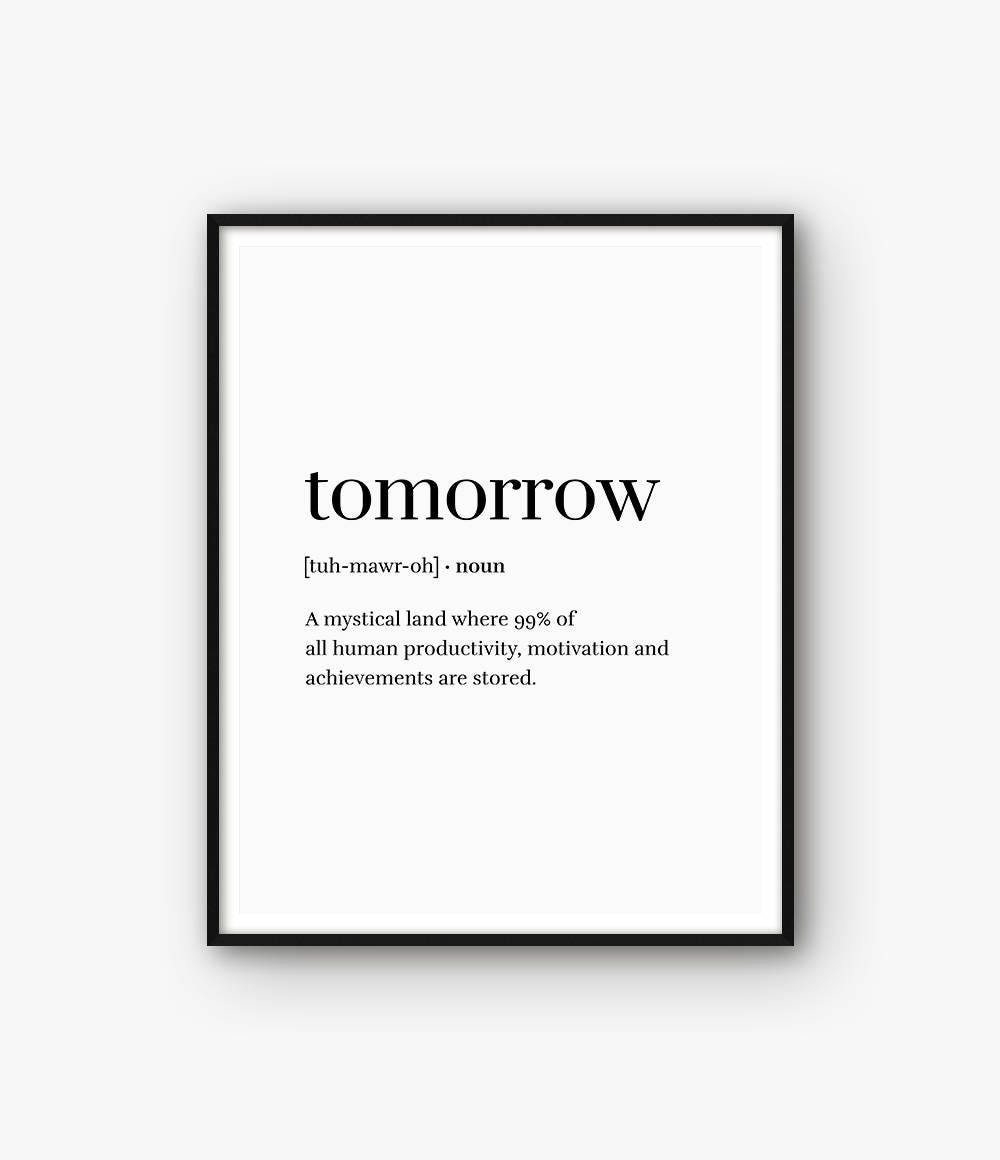 The Word Tomorrow