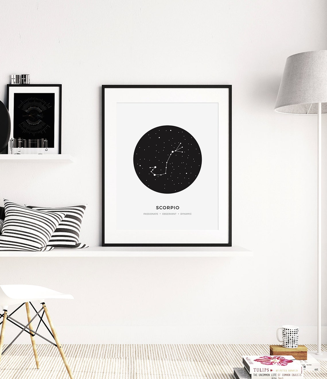 Scorpio Constellation Wall Art Scorpion Zodiac Sign Print | Etsy