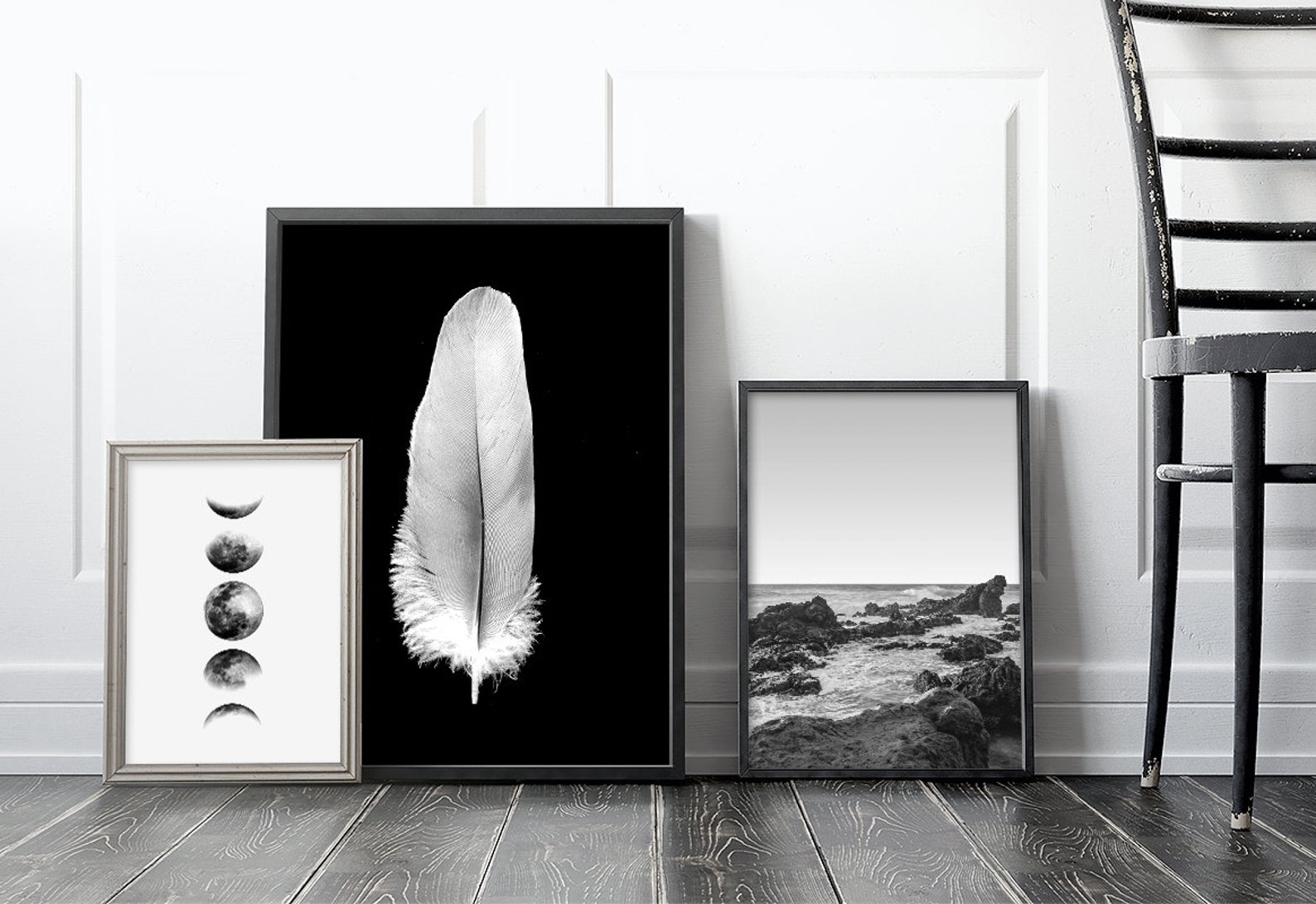 Feather Print Feather Poster Feather Wall Art Feather - Etsy