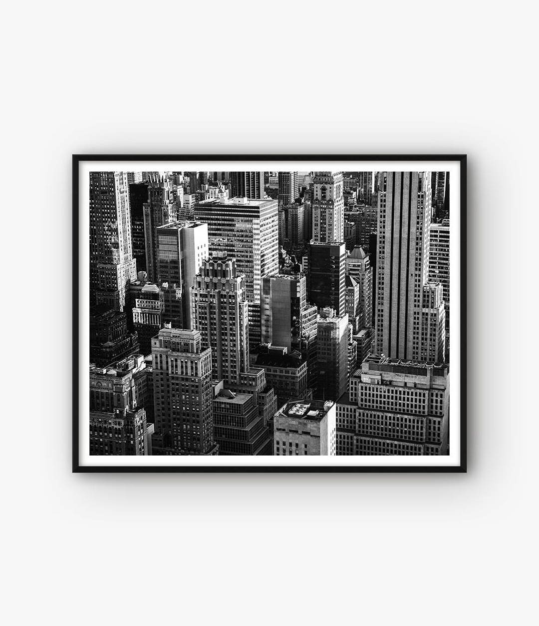 Cityscape Print, City Poster, New York Decor, Architecture Print, City ...