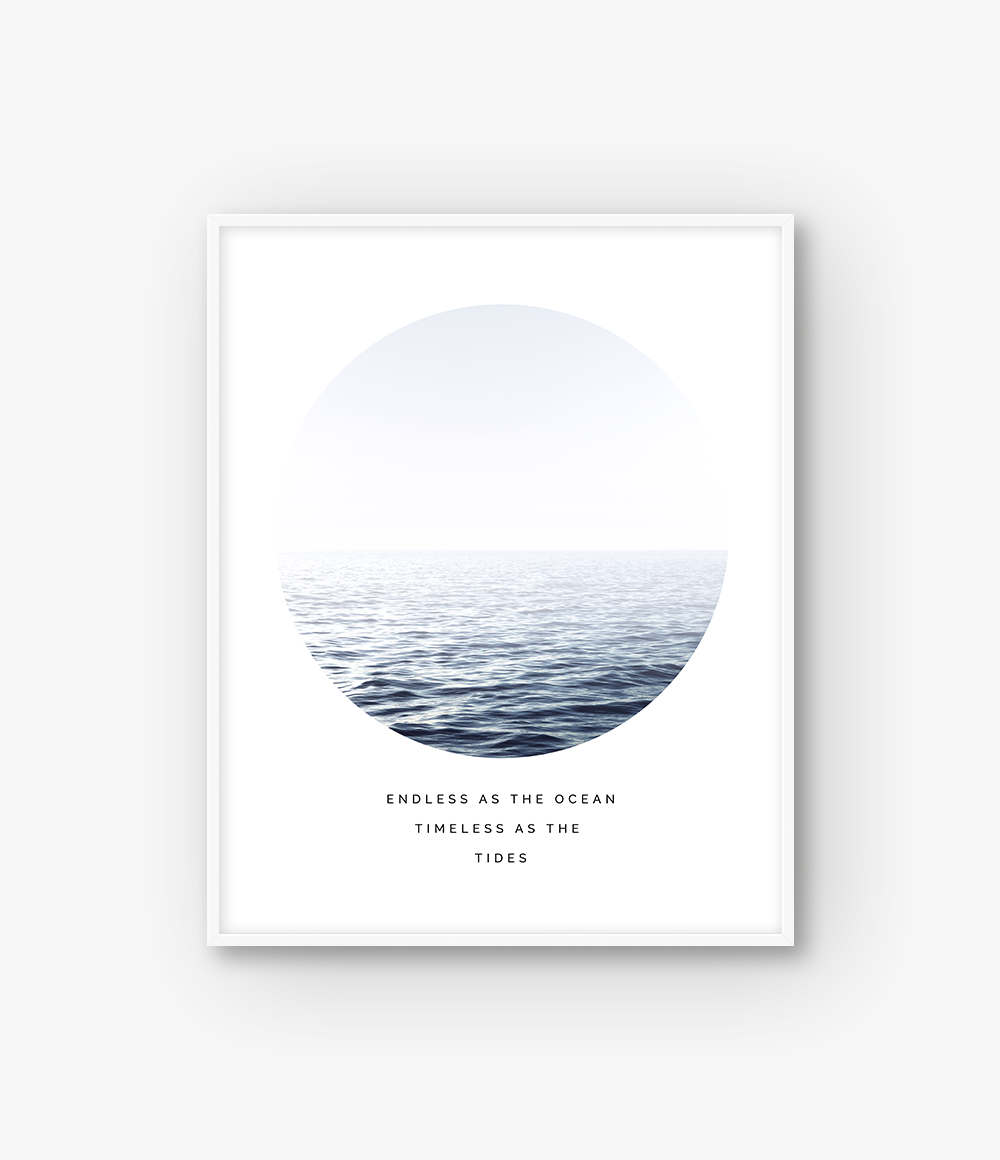Sea Print Ocean Poster Sea Poster Ocean Quote Sea Quote | Etsy