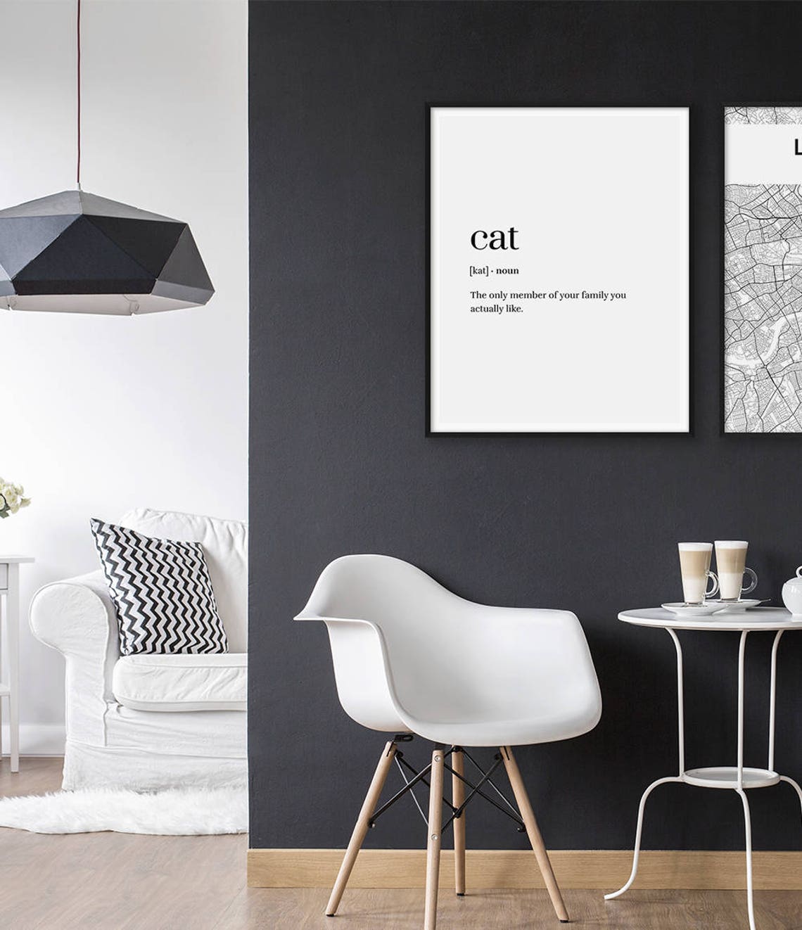 Cat Print Cat Poster Cat Definition Print Word Definition - Etsy