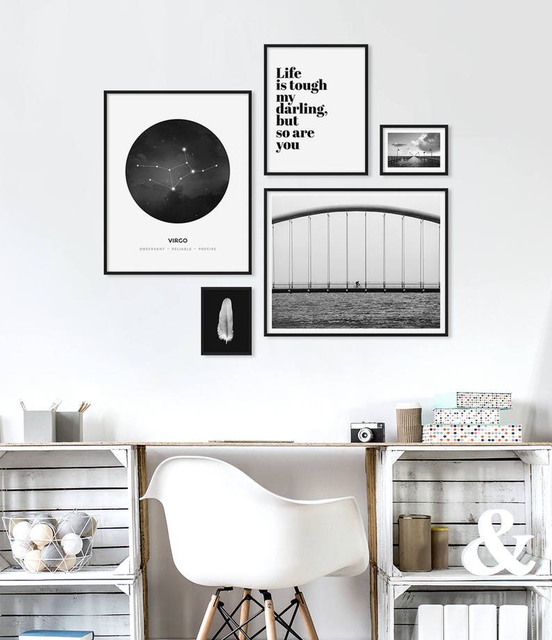 Life is Tough My Darling, but so Are You, Motivational Print, Woman ...