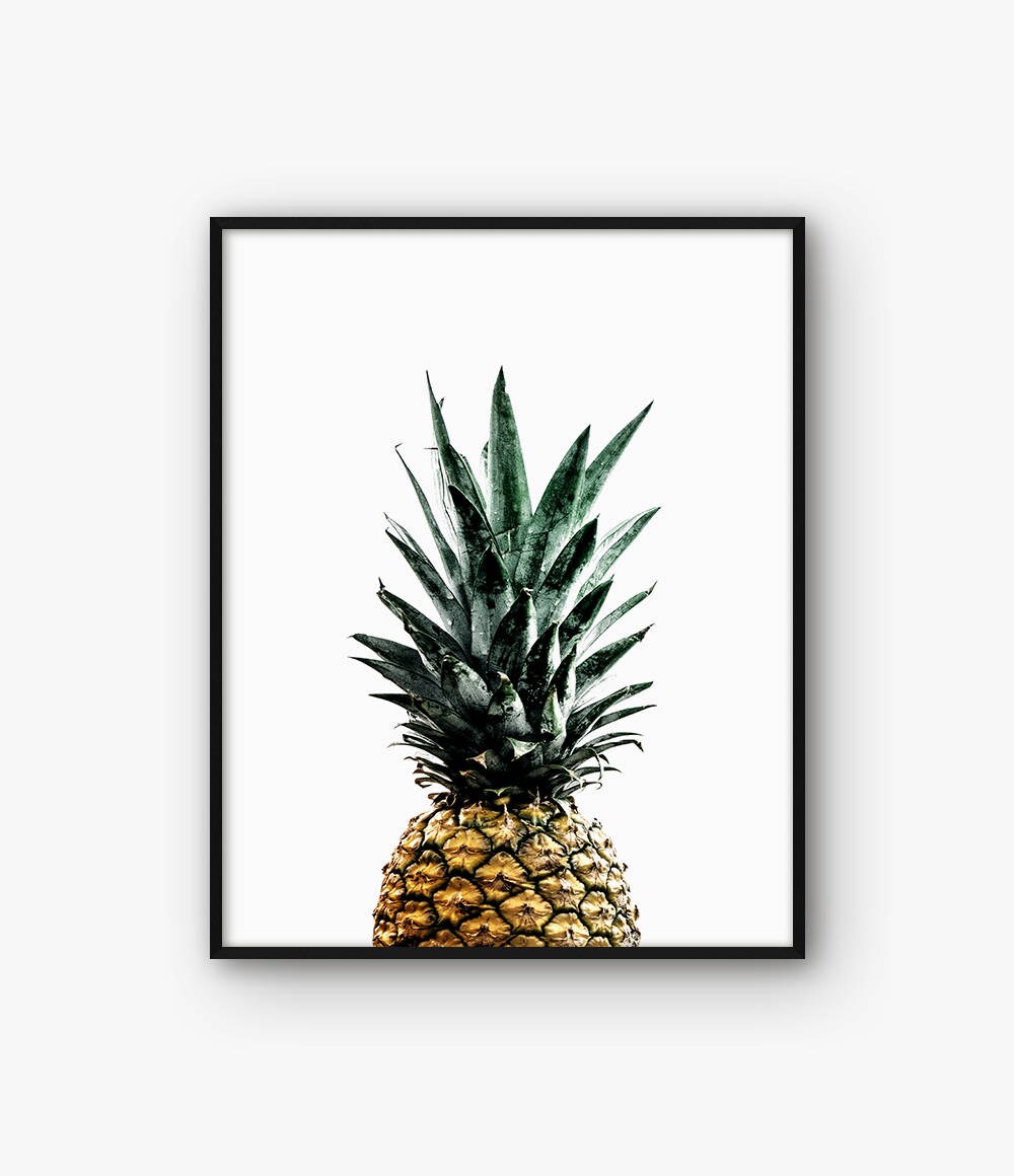Pineapple Art Kitchen Poster Pineapple Photo Fruit Print - Etsy