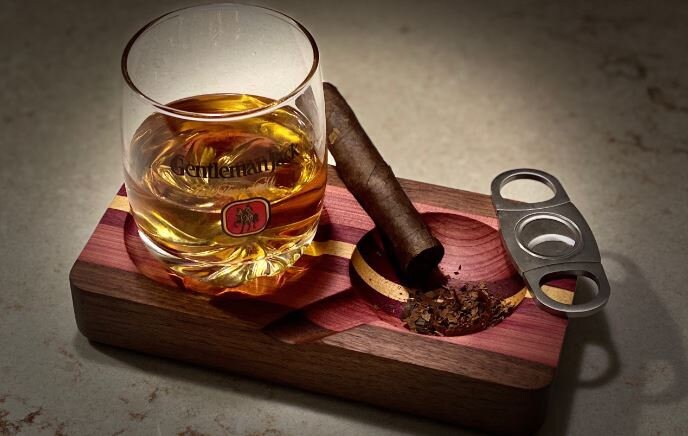 3d Cad And Toolpath Files Cigar And Whiskey Tray Etsy 