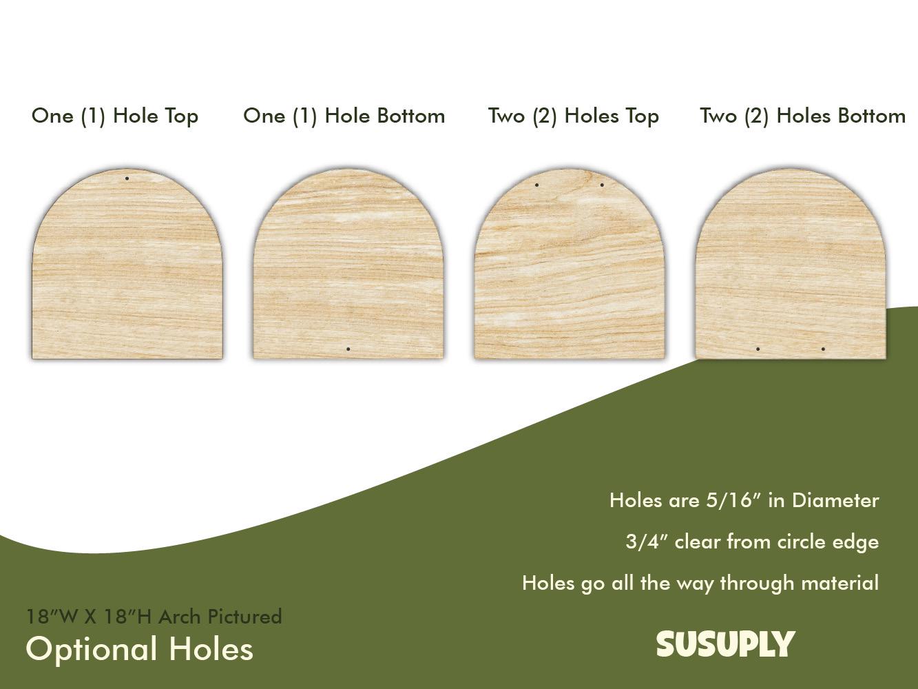 1/2" Plywood Arch | 4" to 26" | Birch Plywood | Full Arch | Unfinished ...