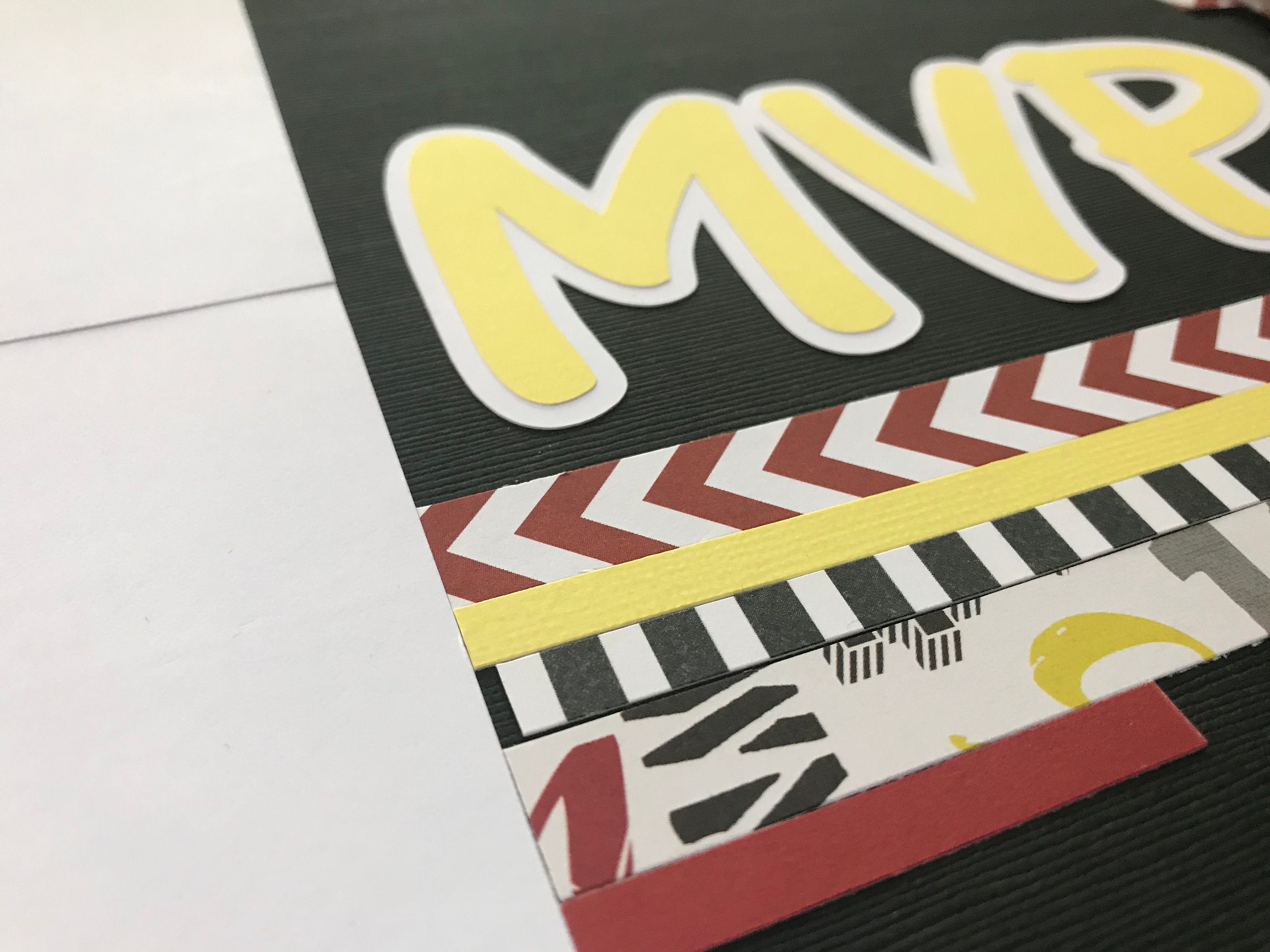 Fast Pitch 12x12 Scrapbook Page Layout Kit, Precut Scrapbooking Page ...