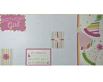 Swimming 12x12 Scrapbook Page Layout Kit Precut Scrapbooking - Etsy