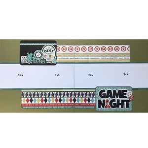 Hamilton 12x12 Scrapbook Page Layout Kit, Precut Scrapbooking Page Kit ...