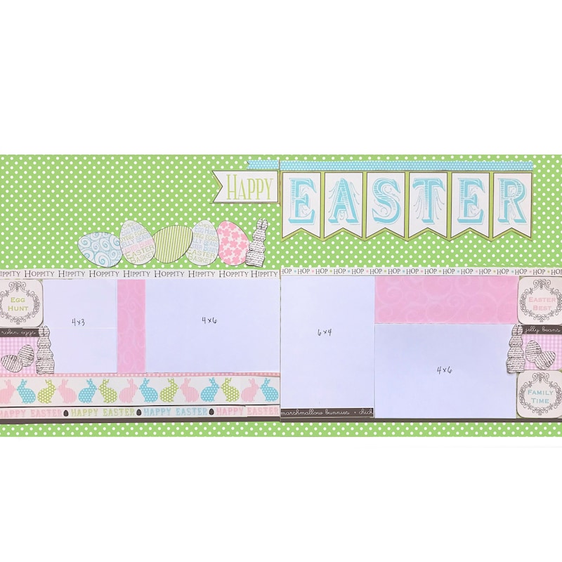 Easter Scrapbook Pages - Etsy