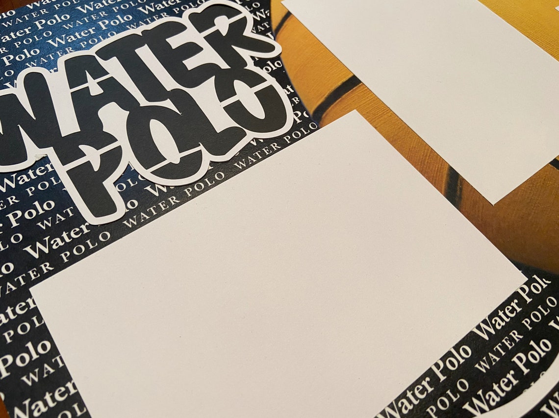 Play With Passion 12x12 Scrapbook Page Layout Kit, Precut Scrapbooking ...