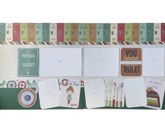 Today 12x12 Scrapbook Page Layout Kit Precut Scrapbooking - Etsy