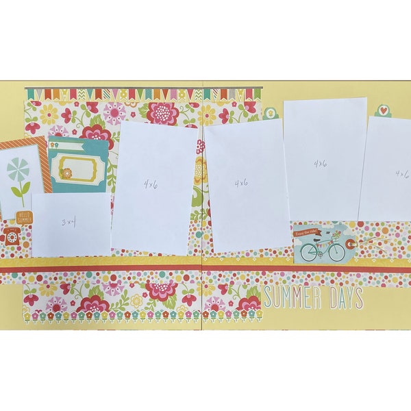 Scrapbook Page Kits - Etsy