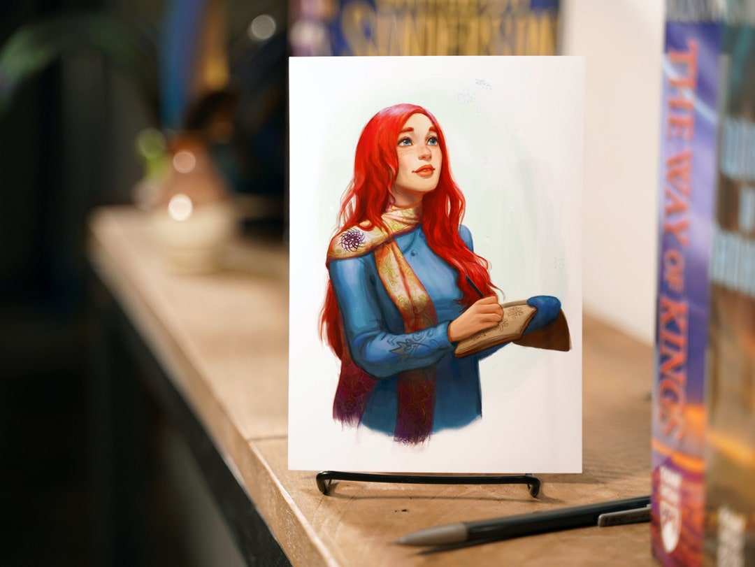 Shallan Davar From the Stormlight Archive- 5x7" - Etsy