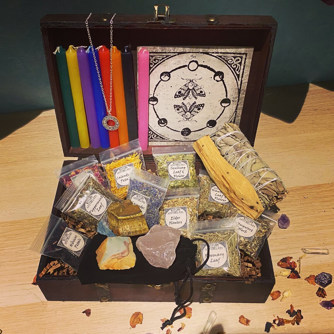 Witchcraft Starter Kit Wiccan Altar Kit Witch Box - Etsy