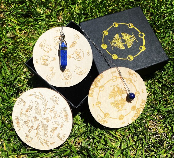 Pendulum Board Set of 3 Dowsing Board Divination Tool | Etsy