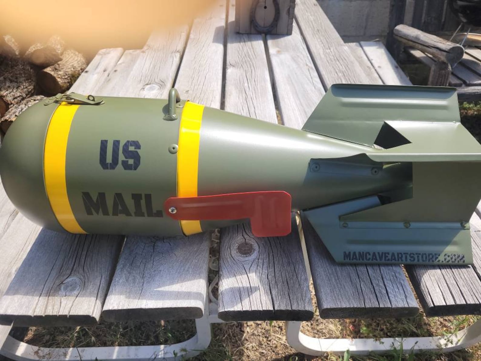 WW2 Replica Bomb Mail Box - Etsy