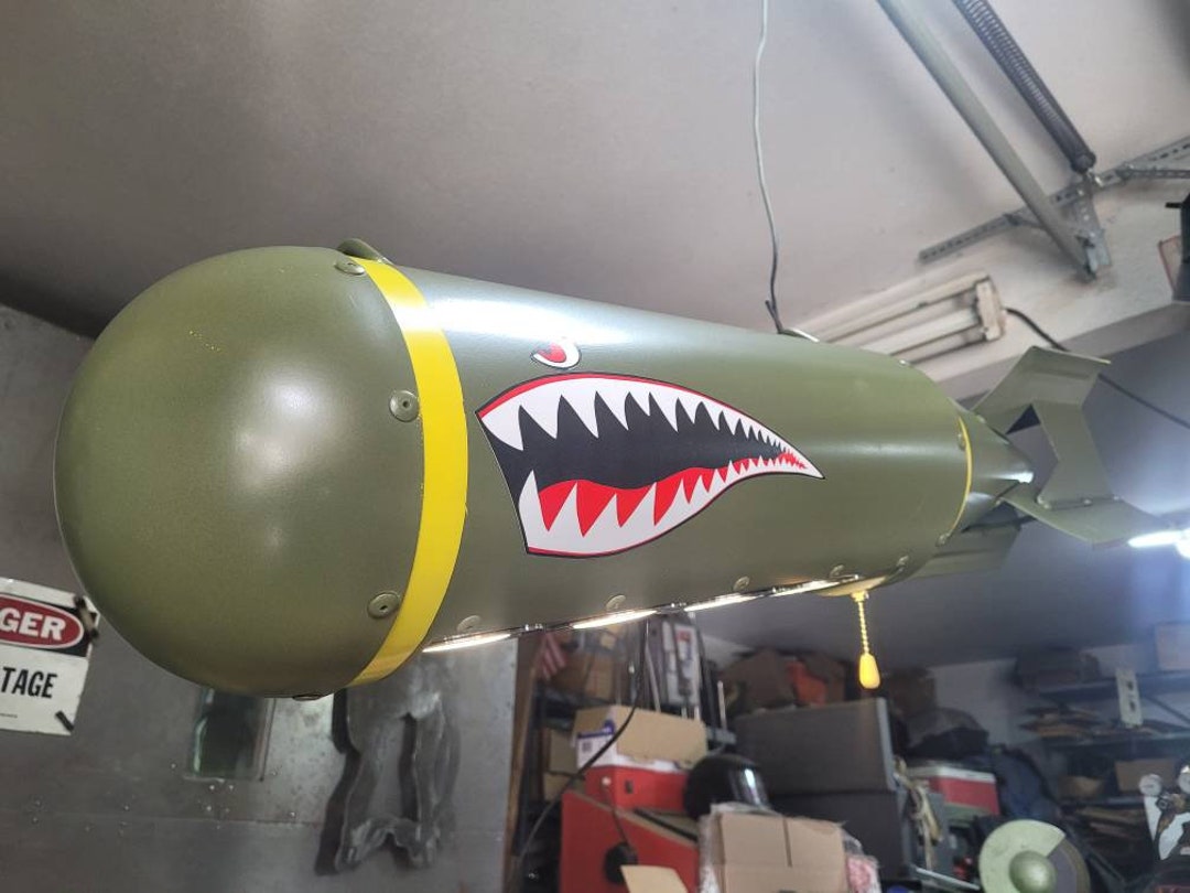 WW2 Replica/dummy/bomb Shark Tooth Pool Table Light - Etsy