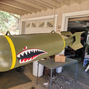 WW2 Replica/dummy/bomb Shark Tooth Pool Table Light - Etsy