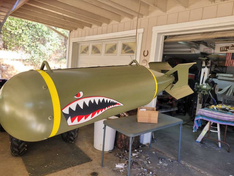 WW2 Replica/dummy/bomb Shark Tooth Pool Table Light - Etsy