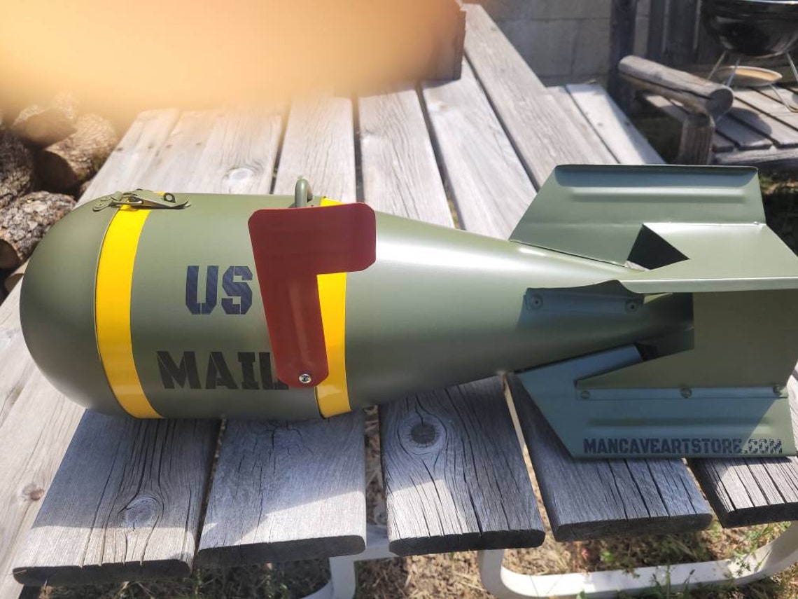 WW2 Replica Bomb Mail Box - Etsy