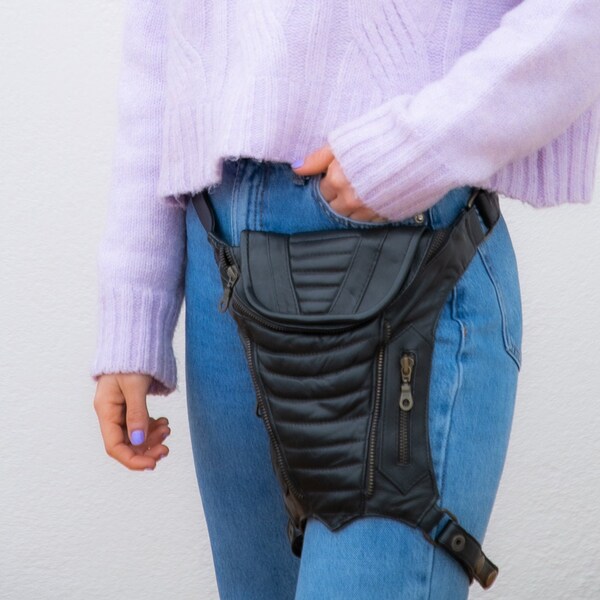 Steampunk Leg Bag - Etsy UK