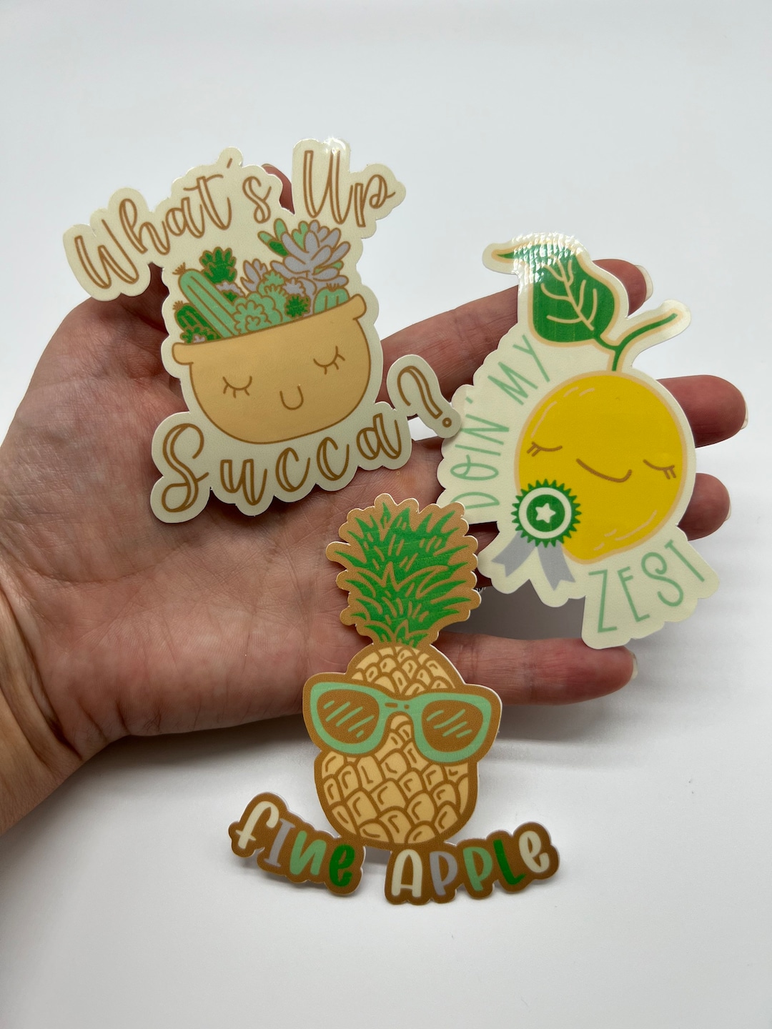 Positive Plants Sticker Pack - Etsy