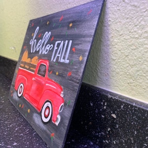 Hello Fall Farm Truck - Etsy