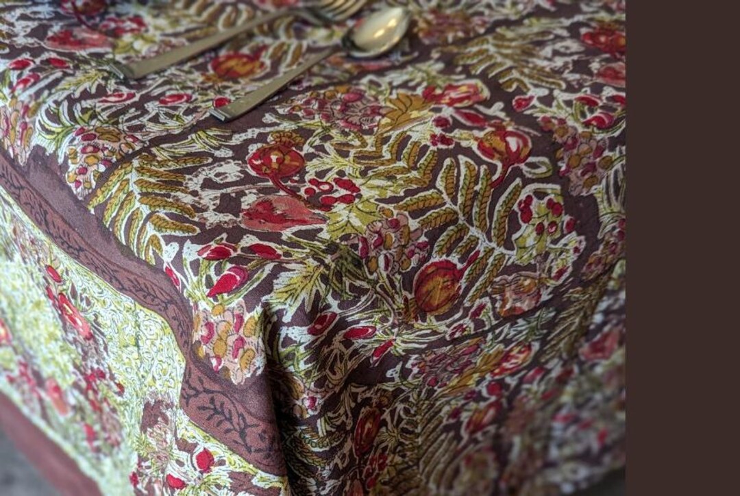 Couleur Nature French Tablecloths, Natural Muslin Cotton Handmade ...