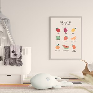 Fruit of the Spirit Print Digital Download Printable Wall Art Nursery ...
