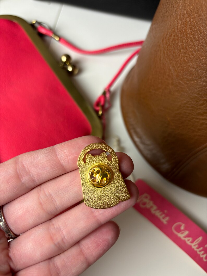 Vintage Coach Inspired Cat-n-carry Handbag Enamel Pin - Etsy