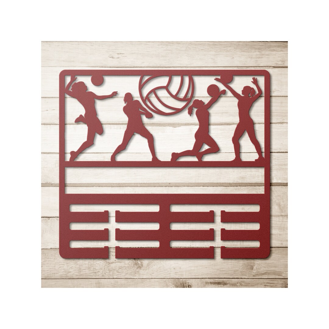 Volleyball Metal Award Hanger Volleyball Gift Athlete - Etsy