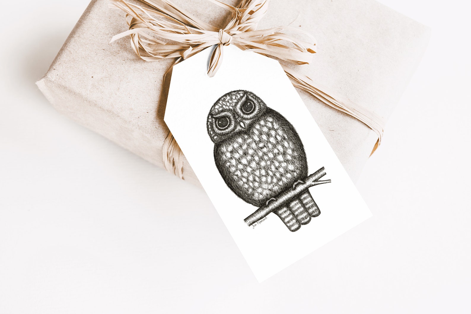 Printable Gift Tags, Instant Download, Digital Download, Pen and Ink ...