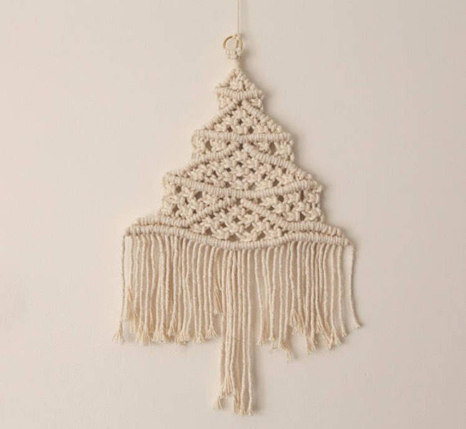 Macrame Christmas Tree Pattern - Etsy