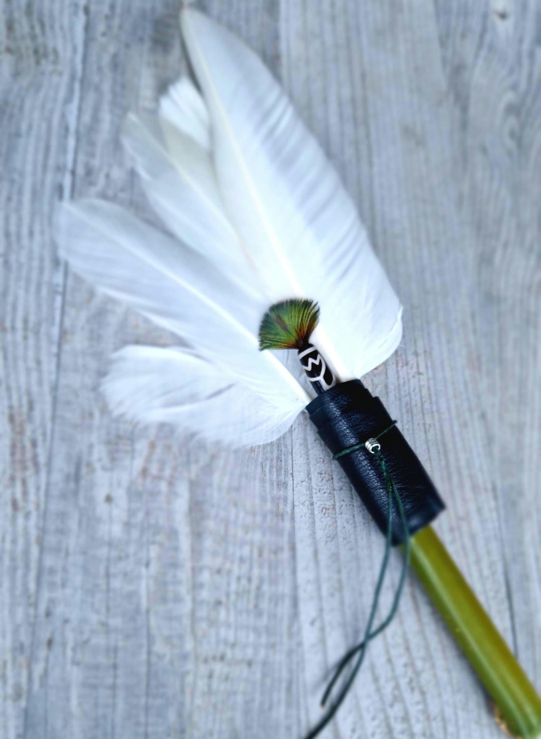 Smudging Feather Fan, Cruelty Free, Real Feathers, Spreading Palo Santo ...