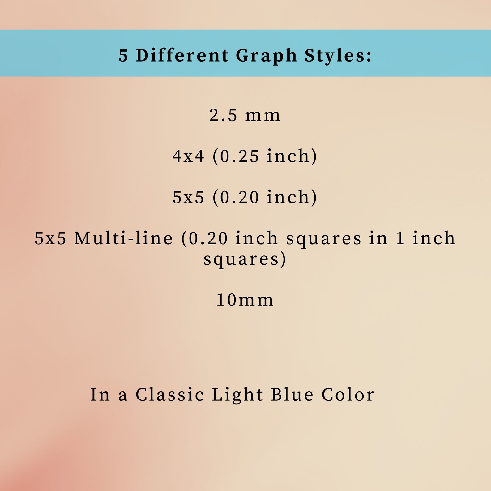 Printable Graph Paper PDF | 2.5mm, 10mm, 4x4, 5x5 and 5x5 Multi-line ...