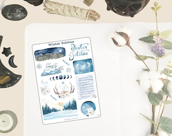 Winter Solstice Stickers - Etsy