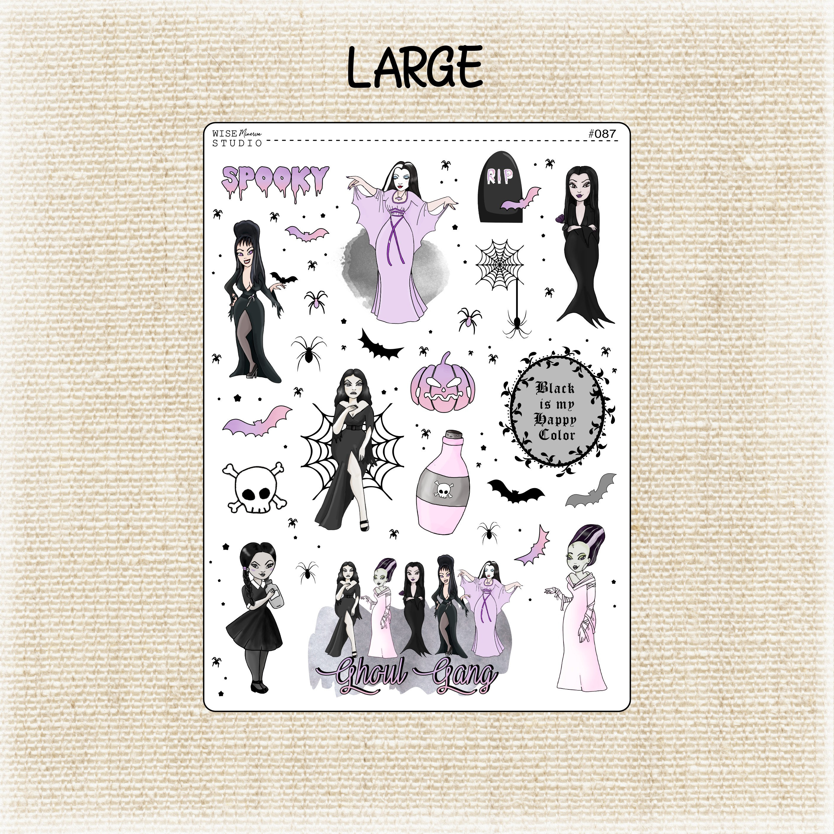 Horror Queens Planner Stickers Deco Stickers for Journals - Etsy