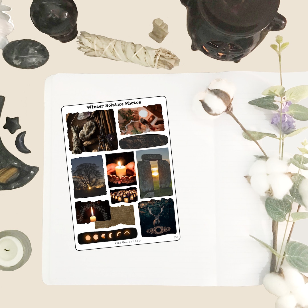 Winter Solstice Photos, Planner Stickers, Deco Stickers for Journals - Etsy