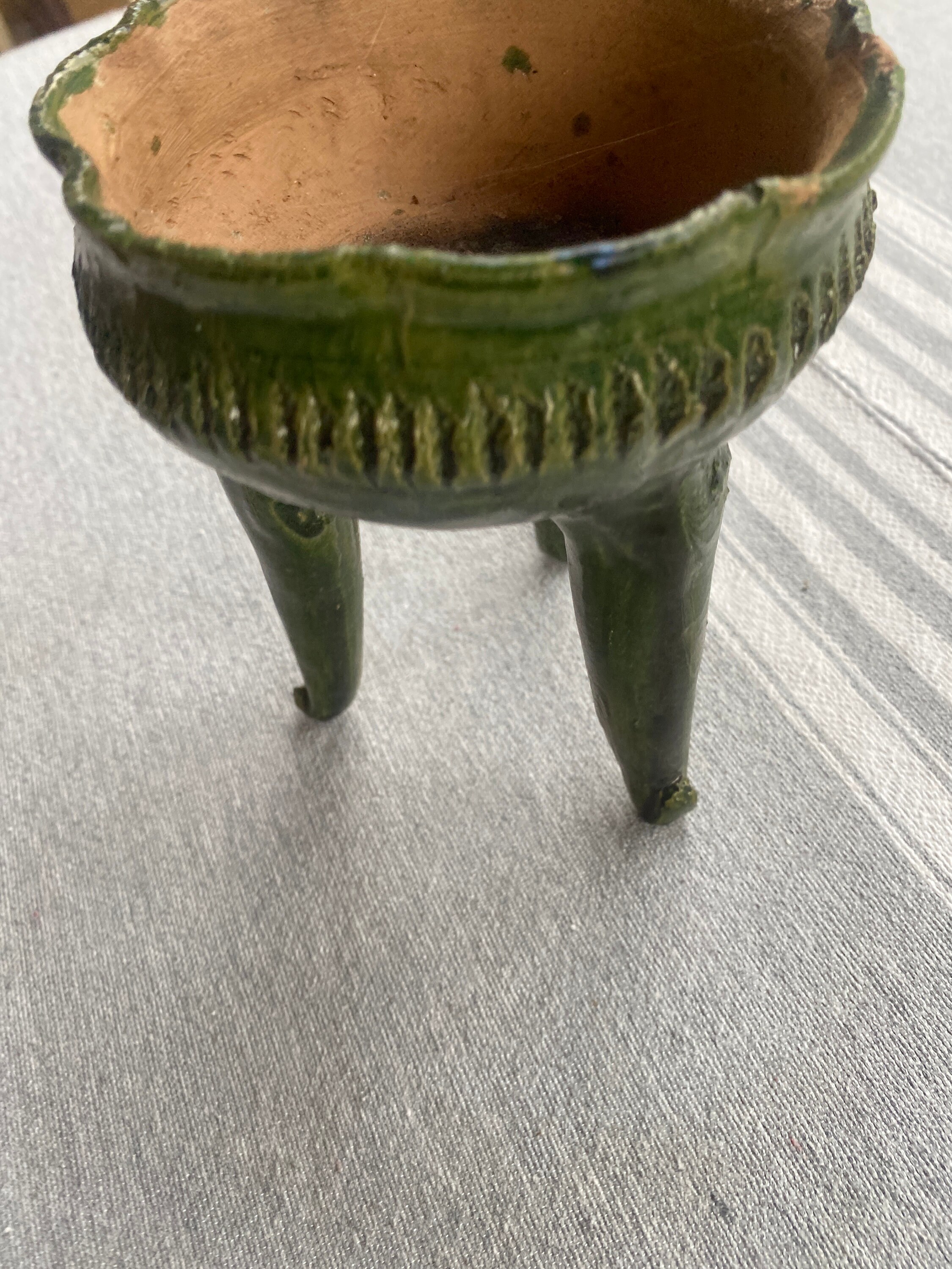 Handmade Lead-free Green Clay Copal Incense Burner From Oaxaca ...