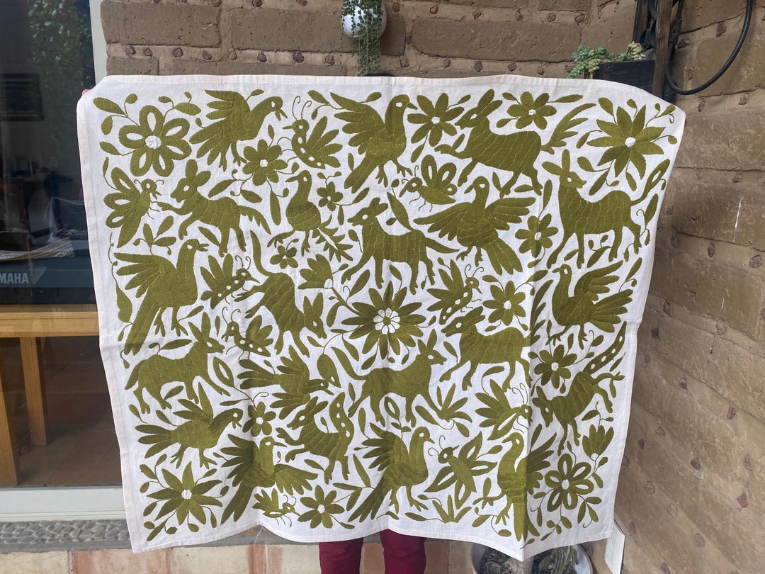 Otomi Wall Hanging, Tenango Wall Art, Mexican Embroidery, Wall Décor ...